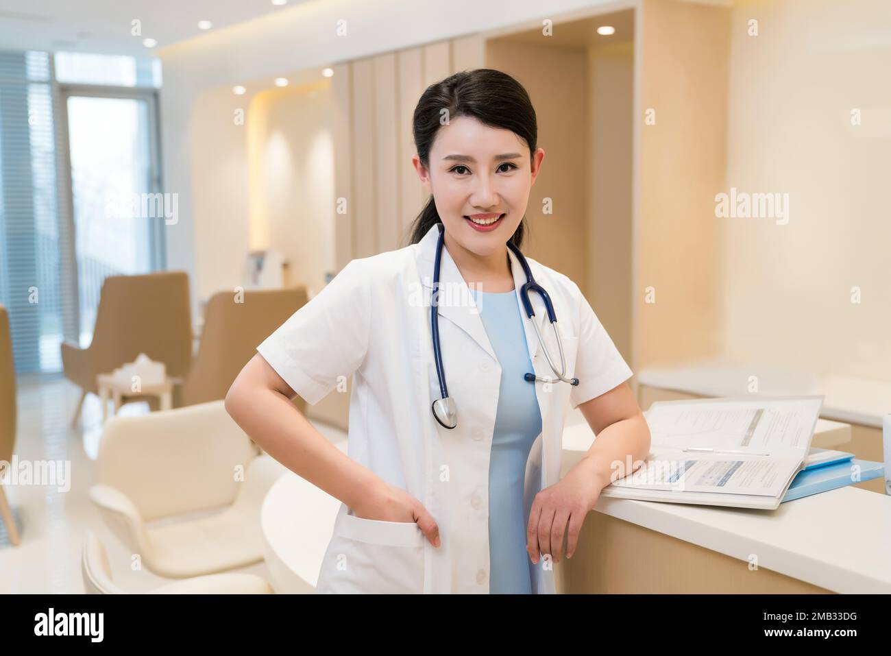 Female doctors portraits Stock Photo - Alamy