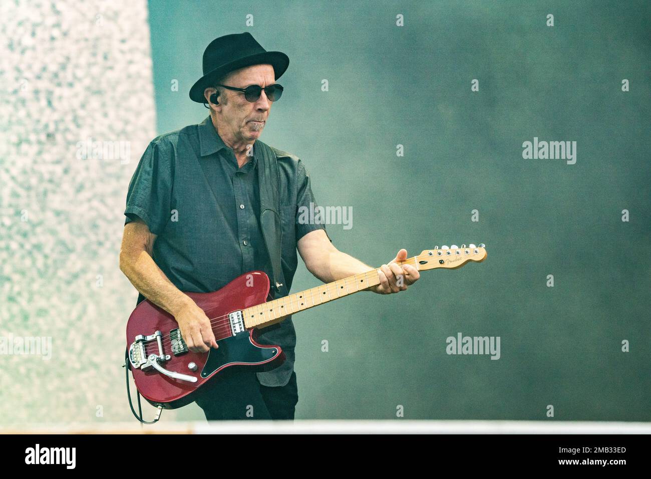Duke Erikson of Garbage performs during the Festival d'été de Québec on ...