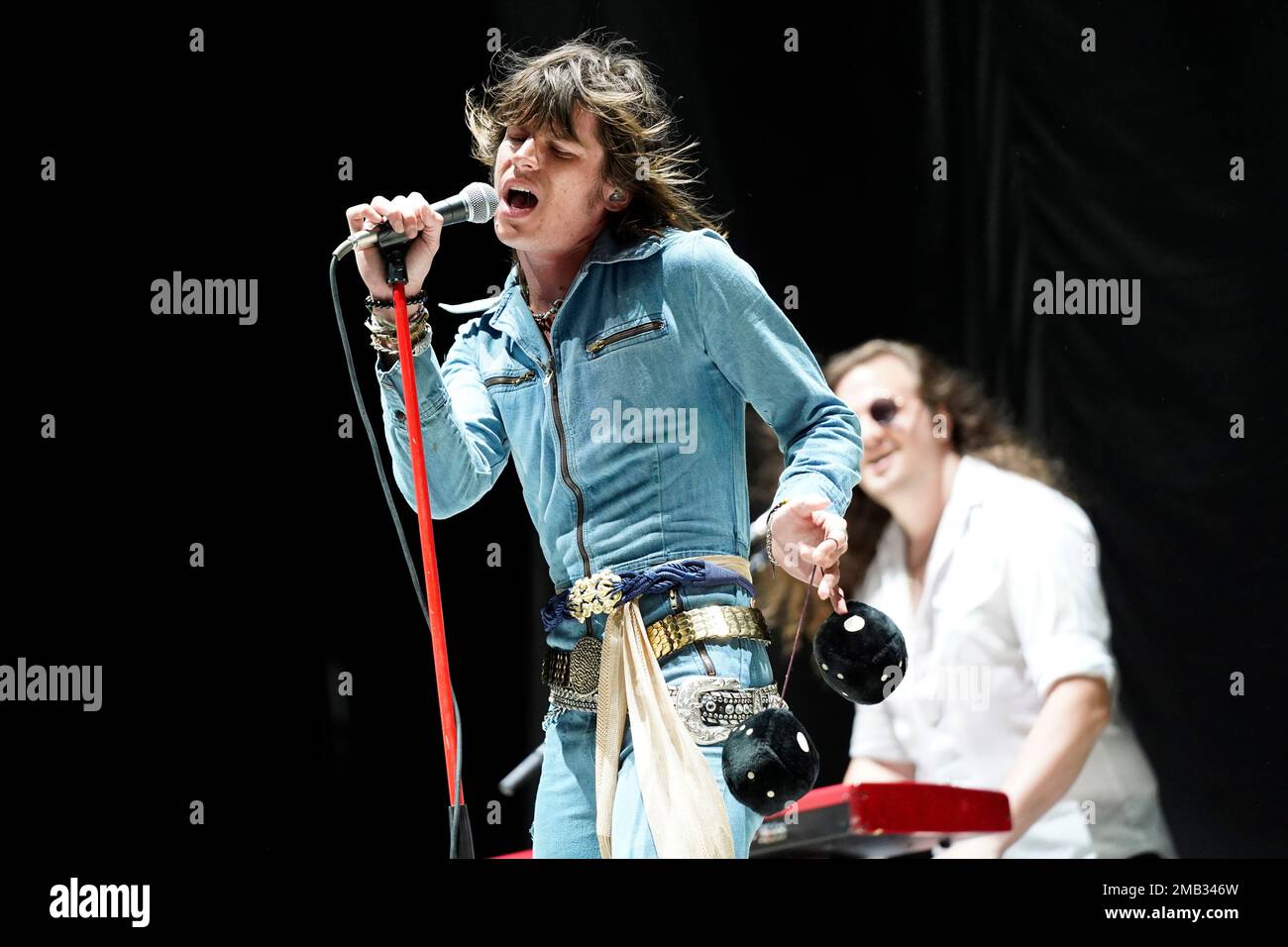 Carson Macc of Mac Saturn performs at Ravinia on Tuesday, July 12, 2022 ...