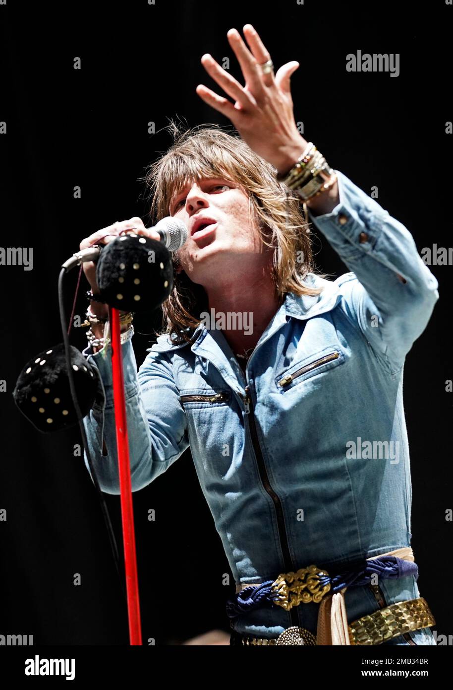 Carson Macc of Mac Saturn performs at Ravinia on Tuesday, July 12, 2022 ...