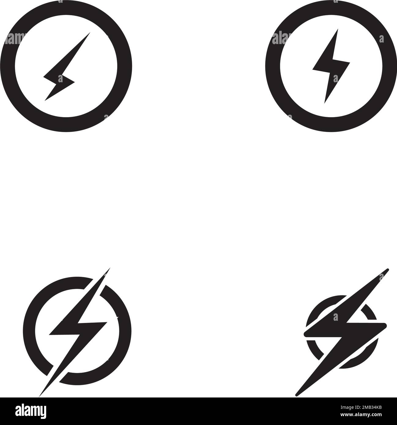 power lighting electric icon logo Stock Vector Image & Art - Alamy
