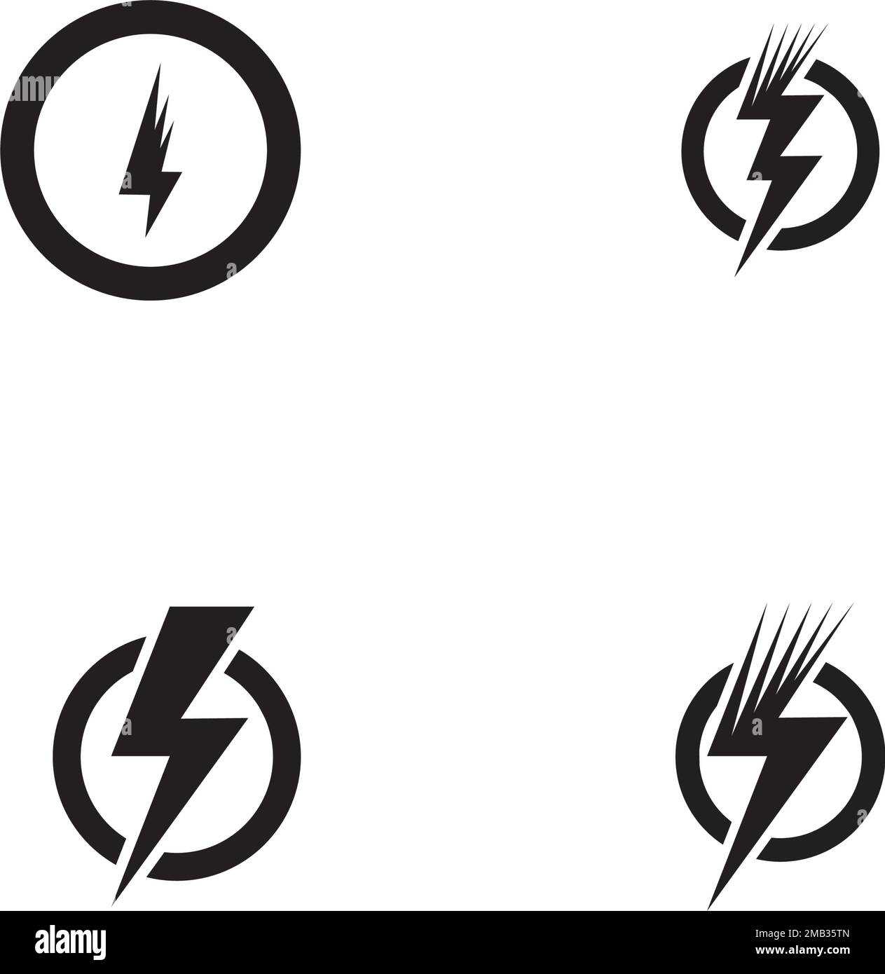 power lighting electric icon logo Stock Vector Image & Art - Alamy