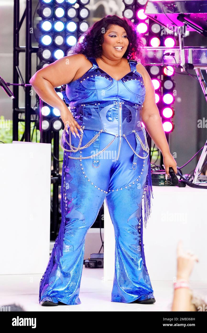 Lizzo performs on NBC's Today show at Rockefeller Plaza on Friday, July ...