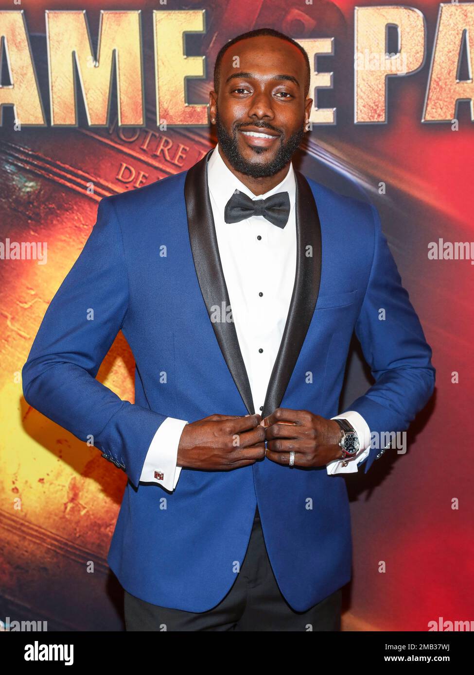 Actor Shomari Love attends the "Notre Dame de Paris" opening night gala ...