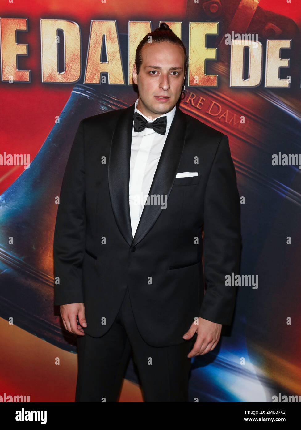 Actor Angelo Del Vecchio attends the "Notre Dame de Paris" opening ...