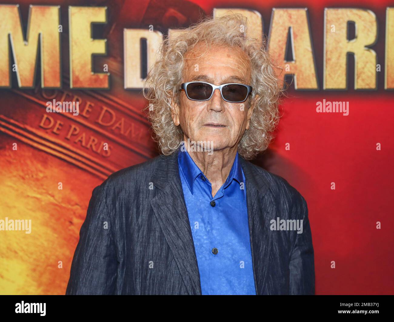 Author Luc Plamondon attends the "Notre Dame de Paris" opening night ...