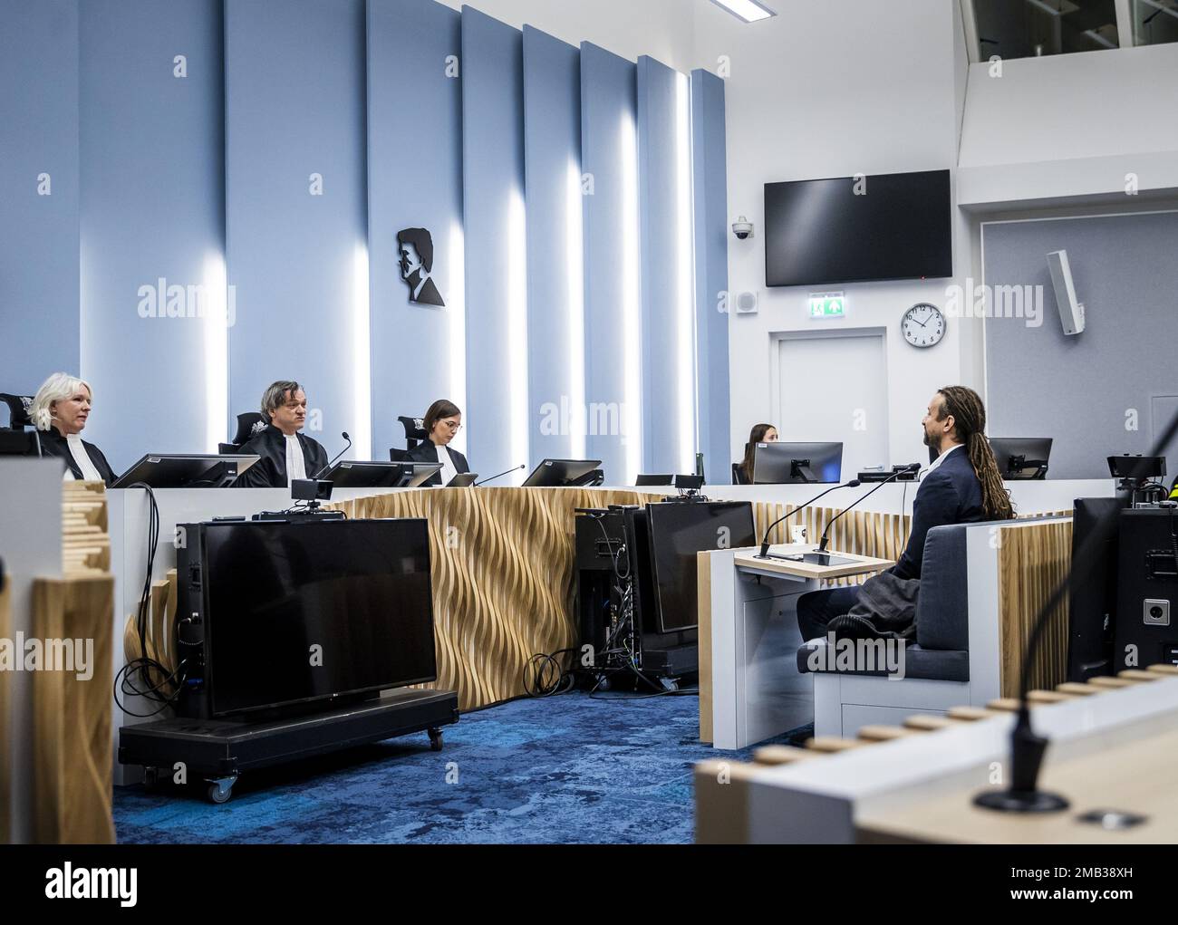 ROTTERDAM - Willem Engel in the court of Rotterdam. The foreman of ...