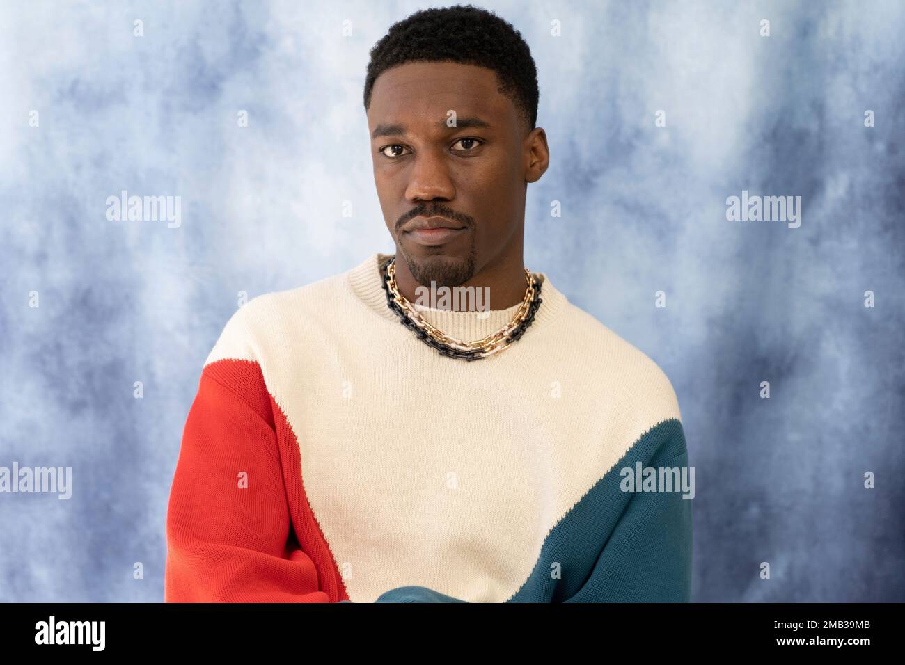 R&B singer Giveon poses for portraits in New York on June 30, 2022 to ...