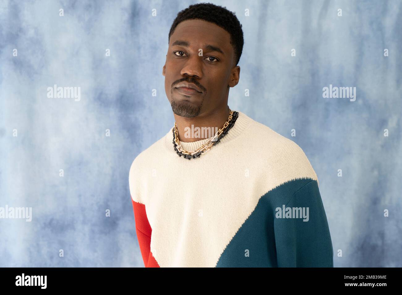 R&B singer Giveon poses for portraits in New York on June 30, 2022 to ...