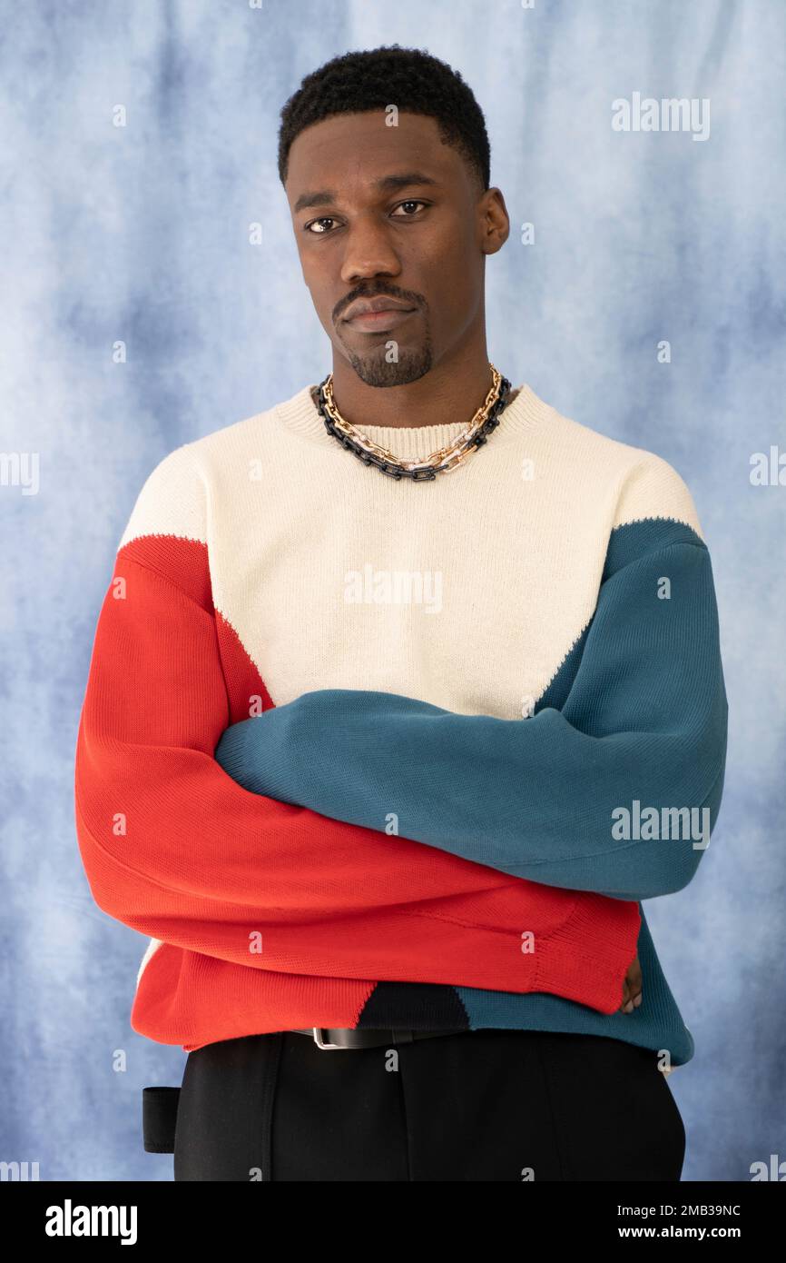 R&B singer Giveon poses for portraits in New York on June 30, 2022 to ...