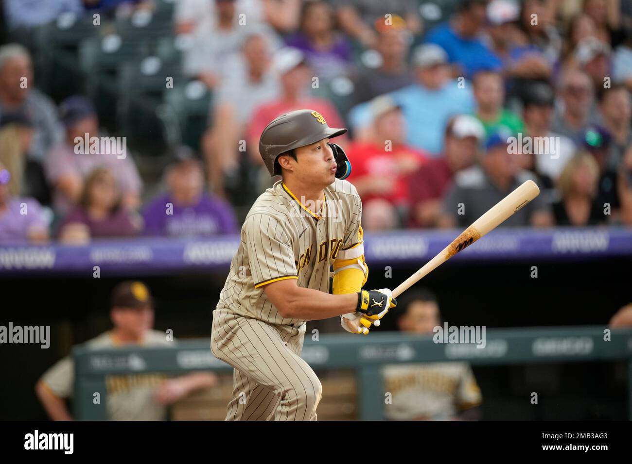 San Diego Padres shortstop Ha-Seong Kim (7) in the fourth inning of a ...