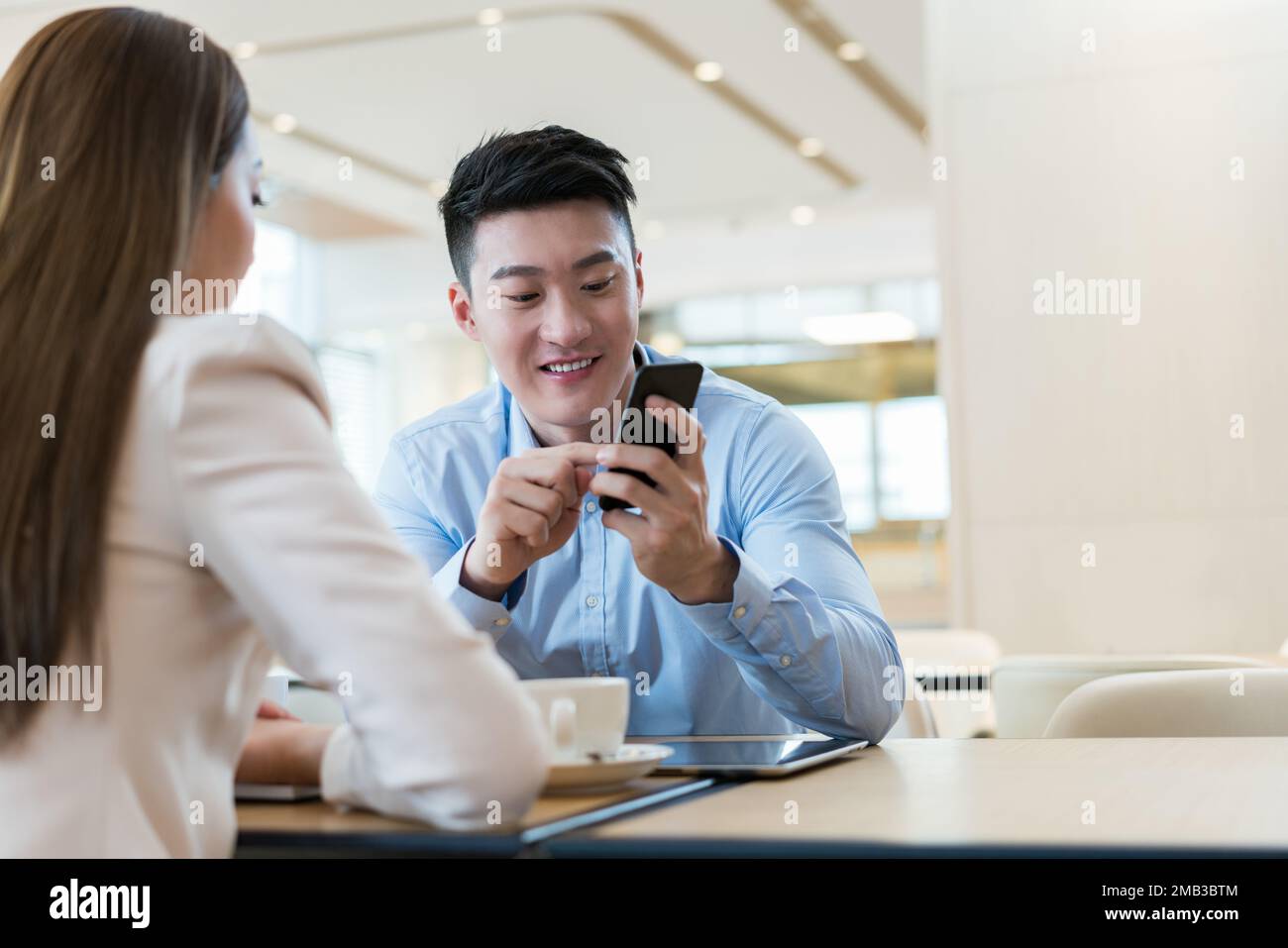 Business communication negotiations Stock Photo - Alamy