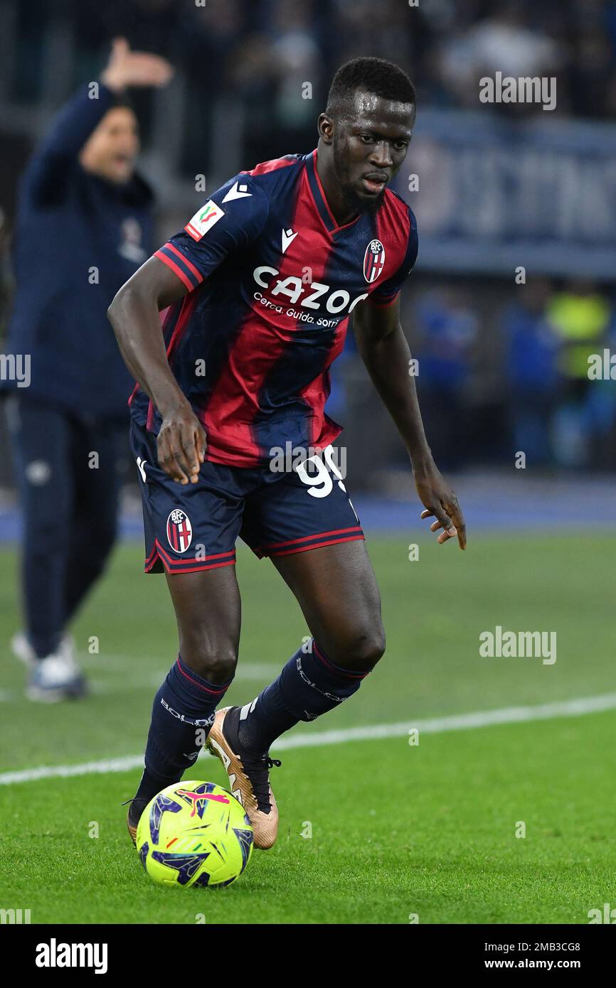 Rome, Italy , 19th January , 2023 Pictured left to right, Musa Barrow ...