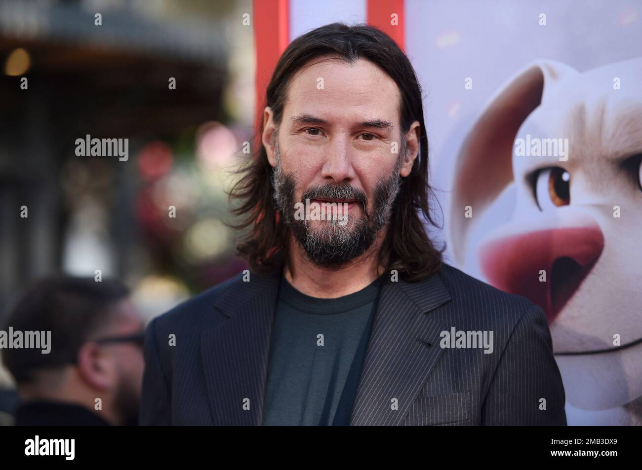 Keanu Reeves arrives at the premiere of "DC League of Super-Pets" on ...