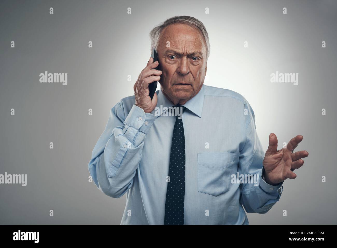 Confused Older Businessman