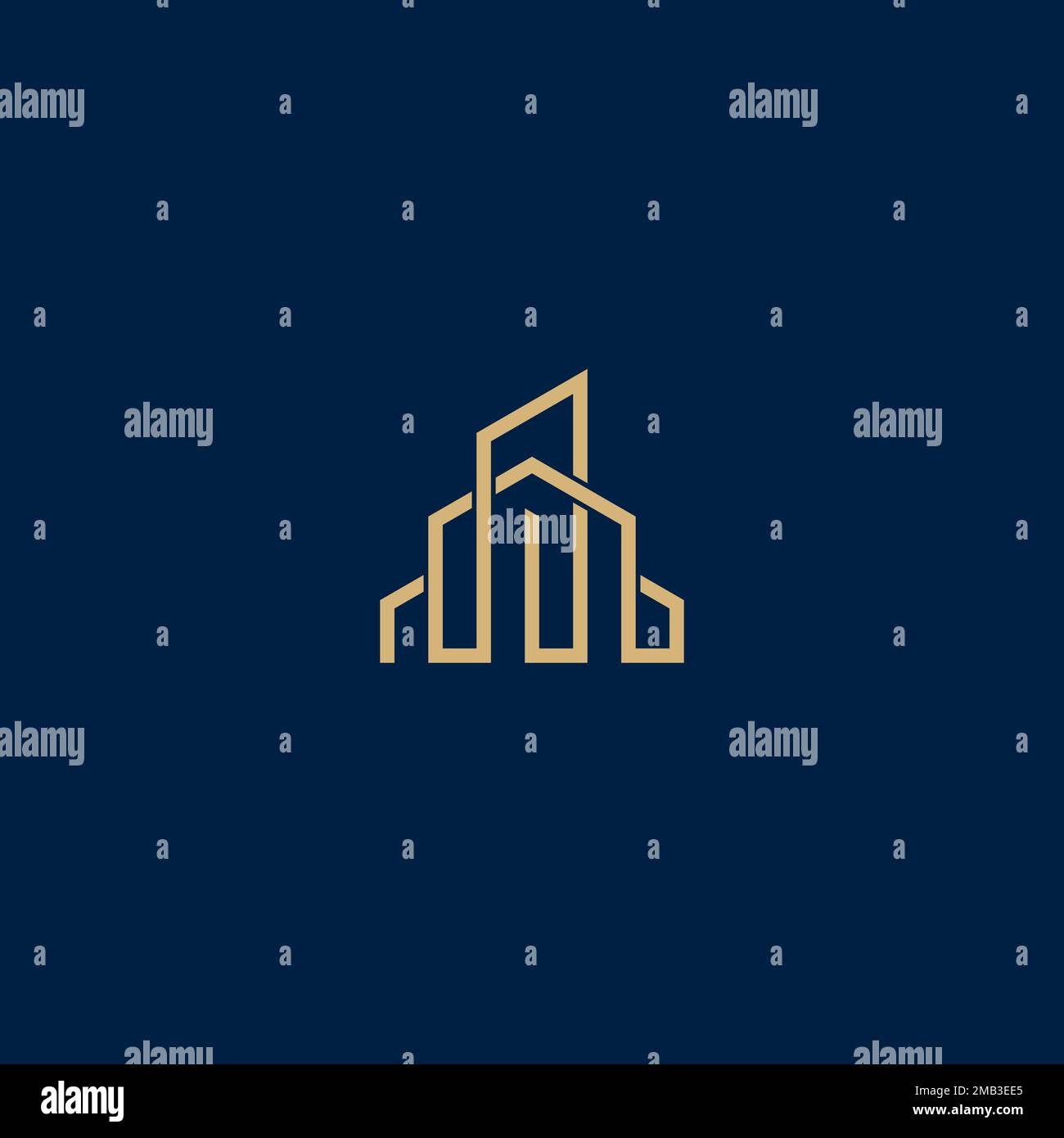 Building logo or icon design Stock Vector Image & Art - Alamy