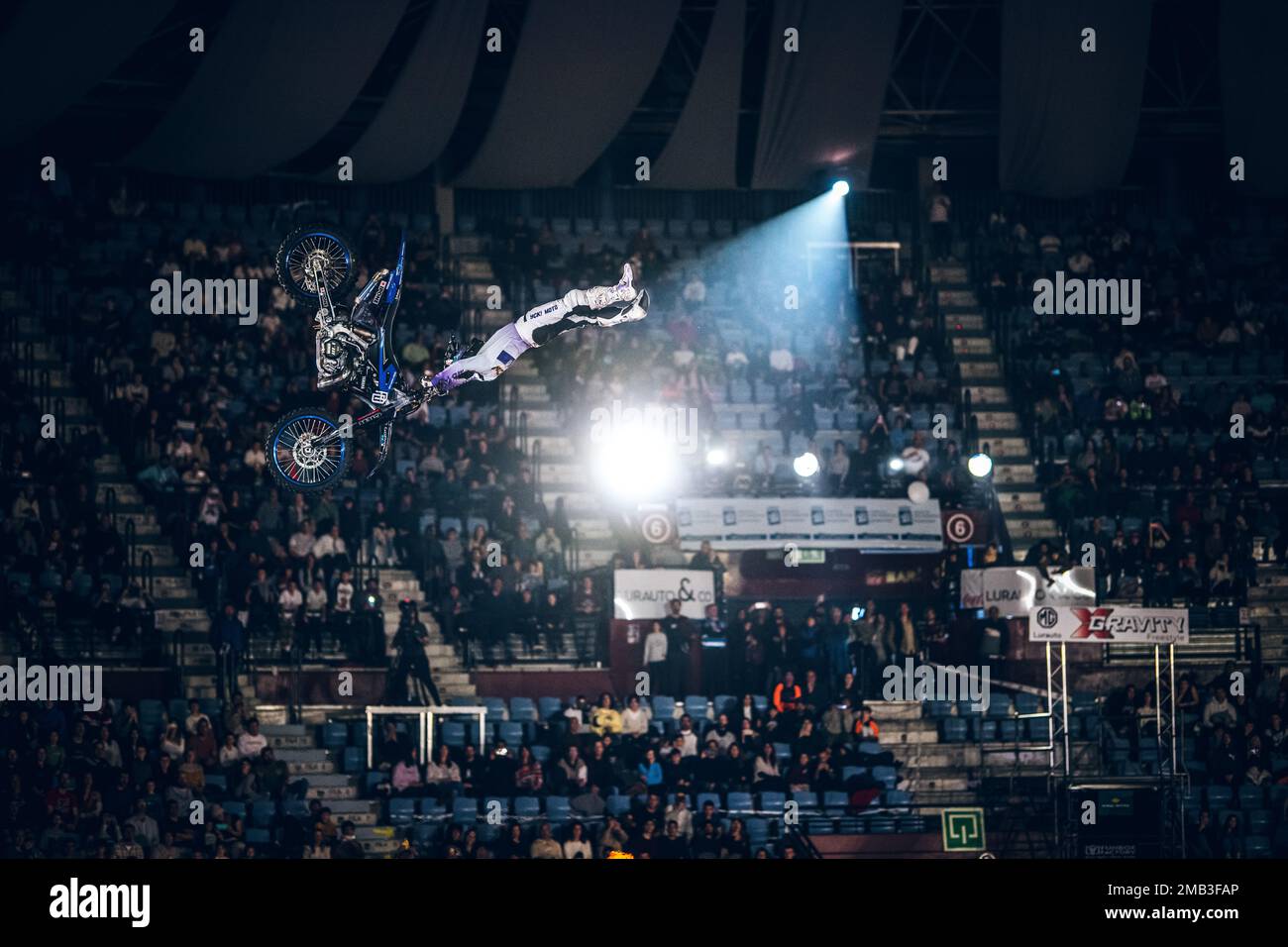David Rinaldo participating in a Freestyle event in Spain Stock Photo ...