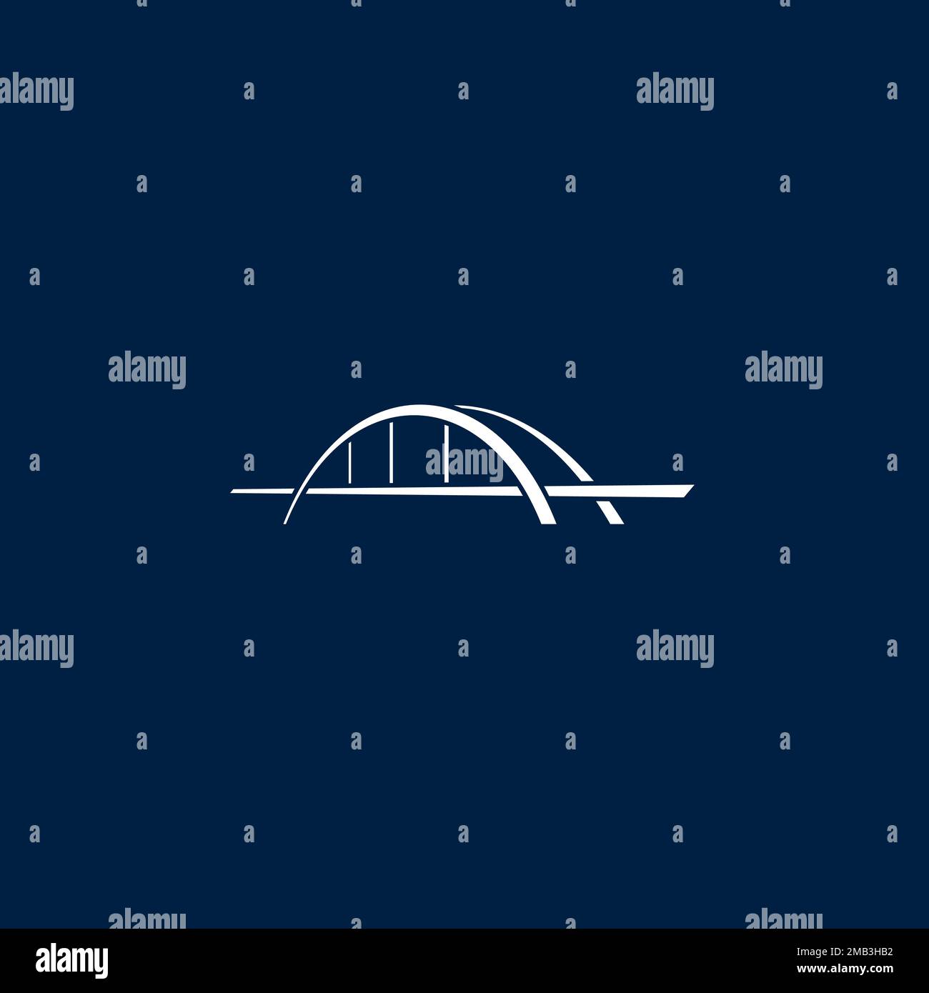 Bridge logo or icon design Stock Vector Image & Art - Alamy