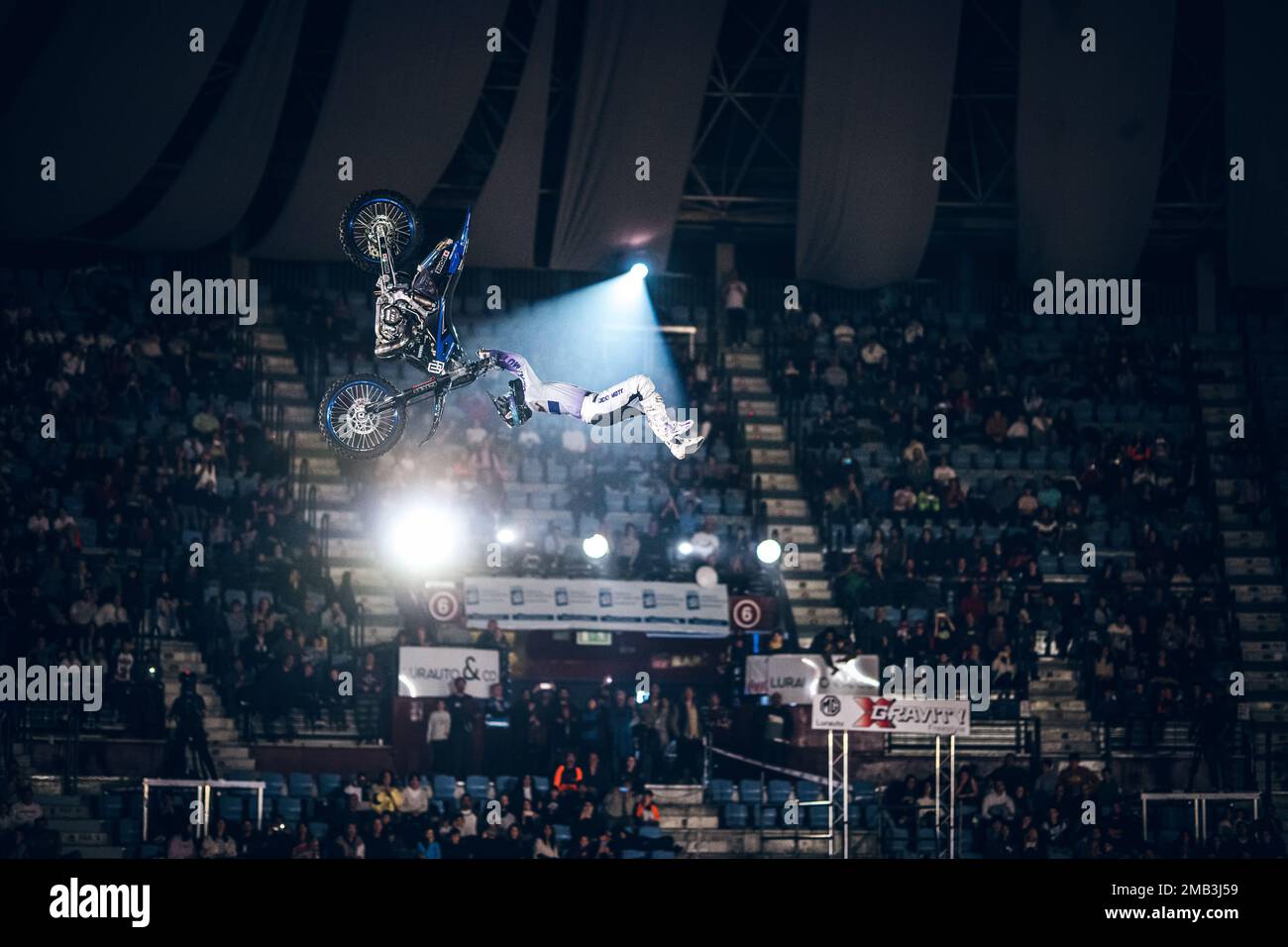 David Rinaldo participating in a Freestyle event in Spain Stock Photo ...