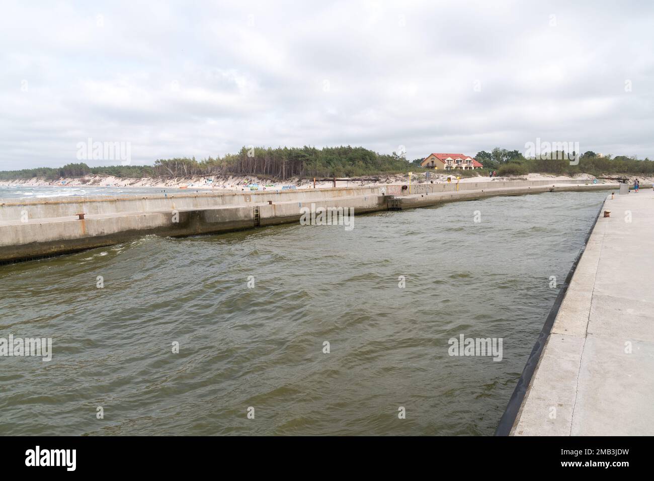 Lupawa river mouth hi-res stock photography and images - Alamy