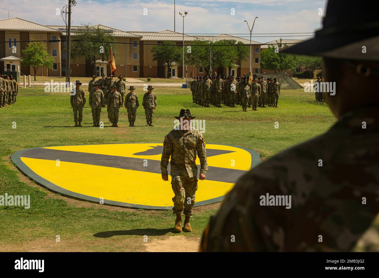 Lt. Col. Xeon Simpson, commander of the 15th Brigade Support Battalion ...
