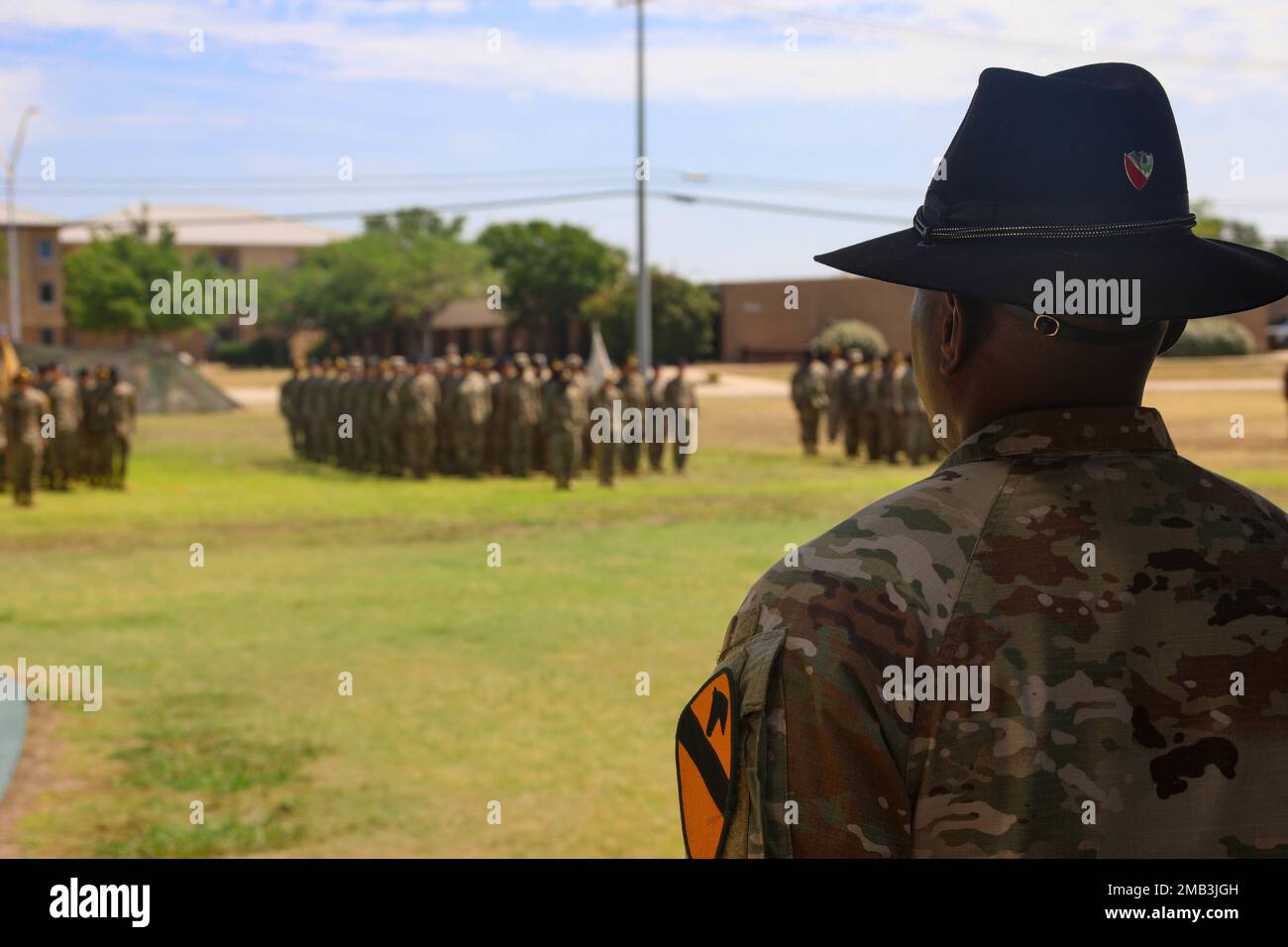 Lt. Col. Xeon Simpson, the commander of the 15th Brigade Support ...