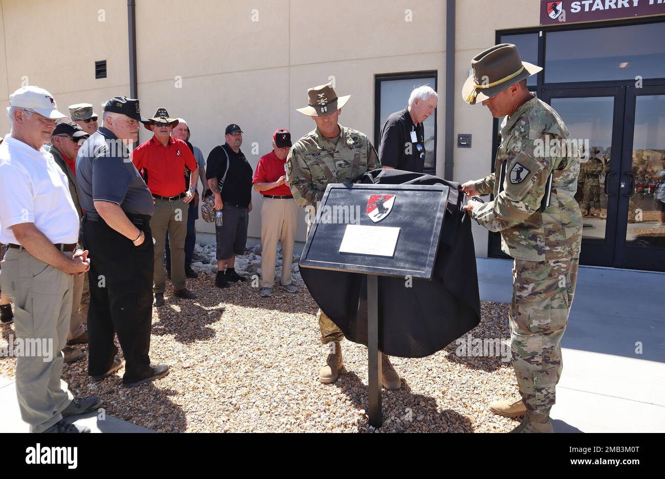 Colonel Todd Hook, 69th Colonel of the Regiment, and Command Sgt. Maj ...
