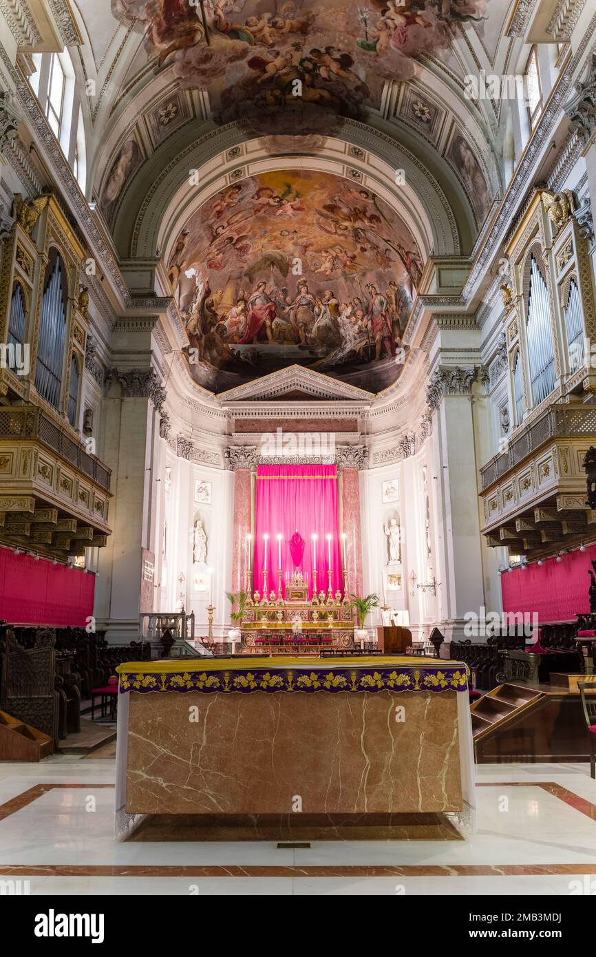 Capella di Santa Rosa, St. Rosalia's Chapel inside of the Palermo ...