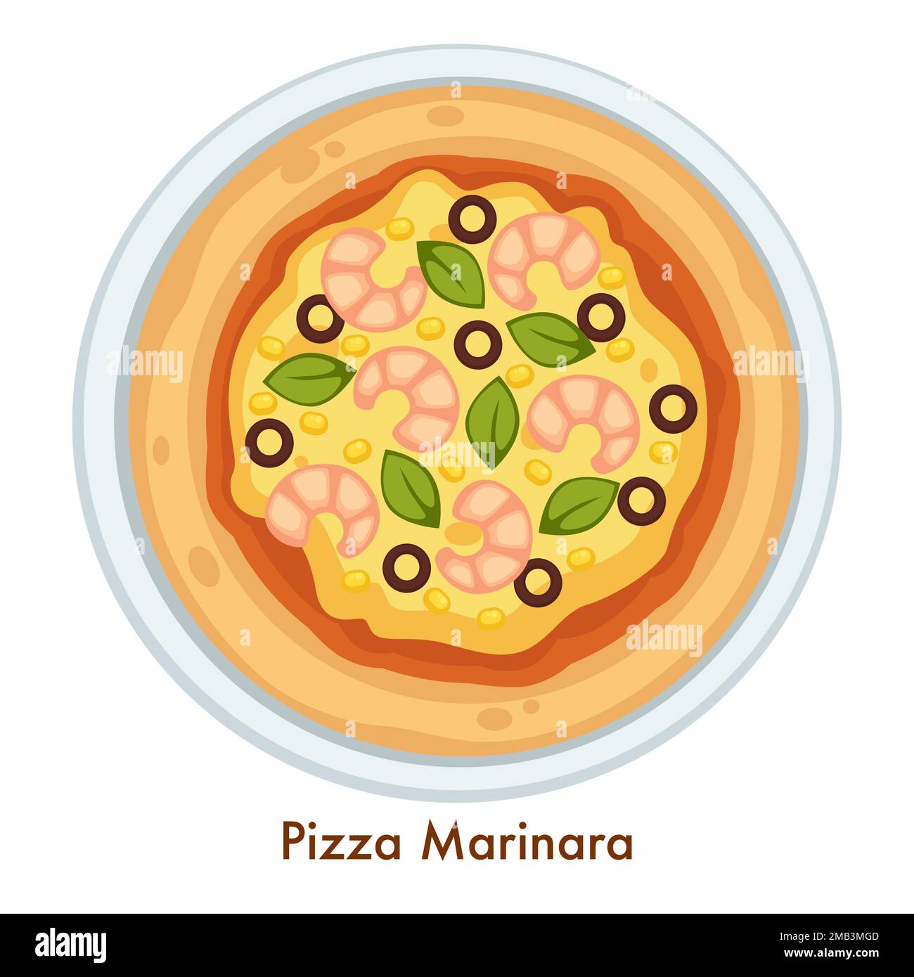 Shrimp marinara Stock Vector Images - Alamy