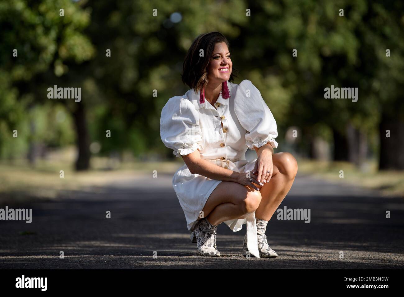 Australian country musician Amber Lawrence poses for a photograph ...