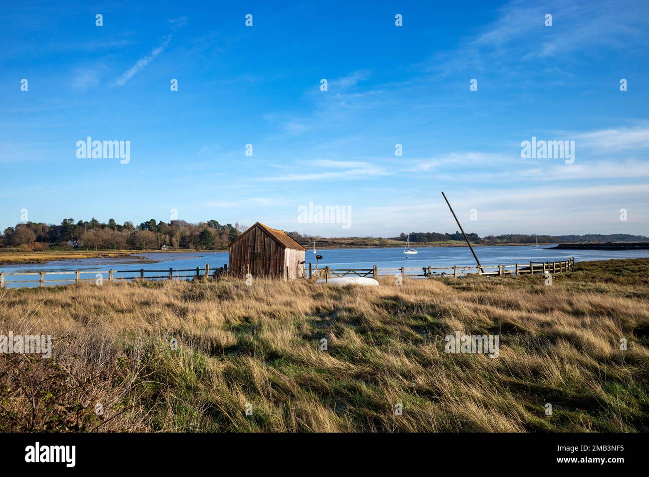 Kyson Point Woodbridge Suffolk England Stock Photo - Alamy