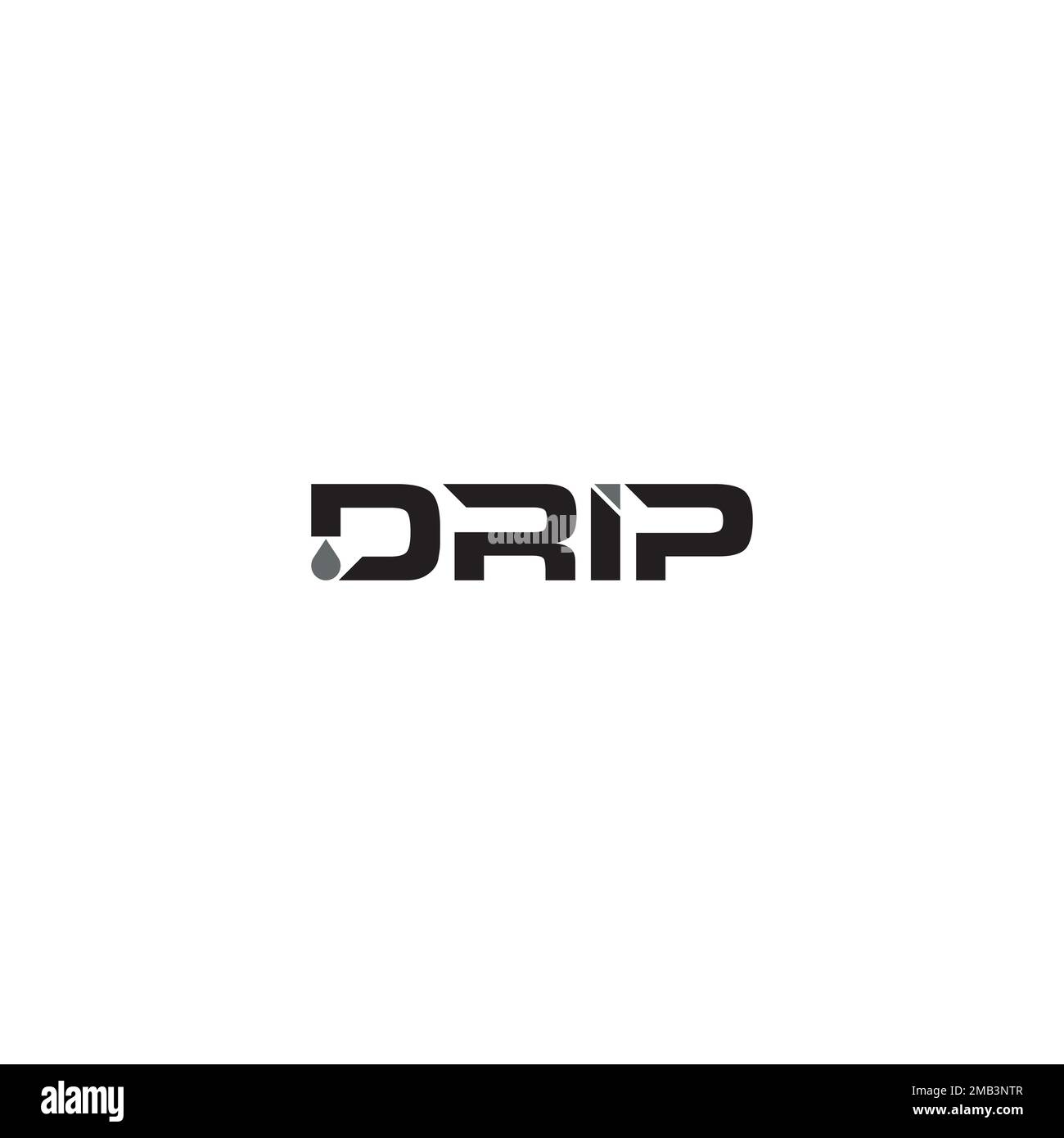 Drip logo or wordmark design Stock Vector Image & Art - Alamy