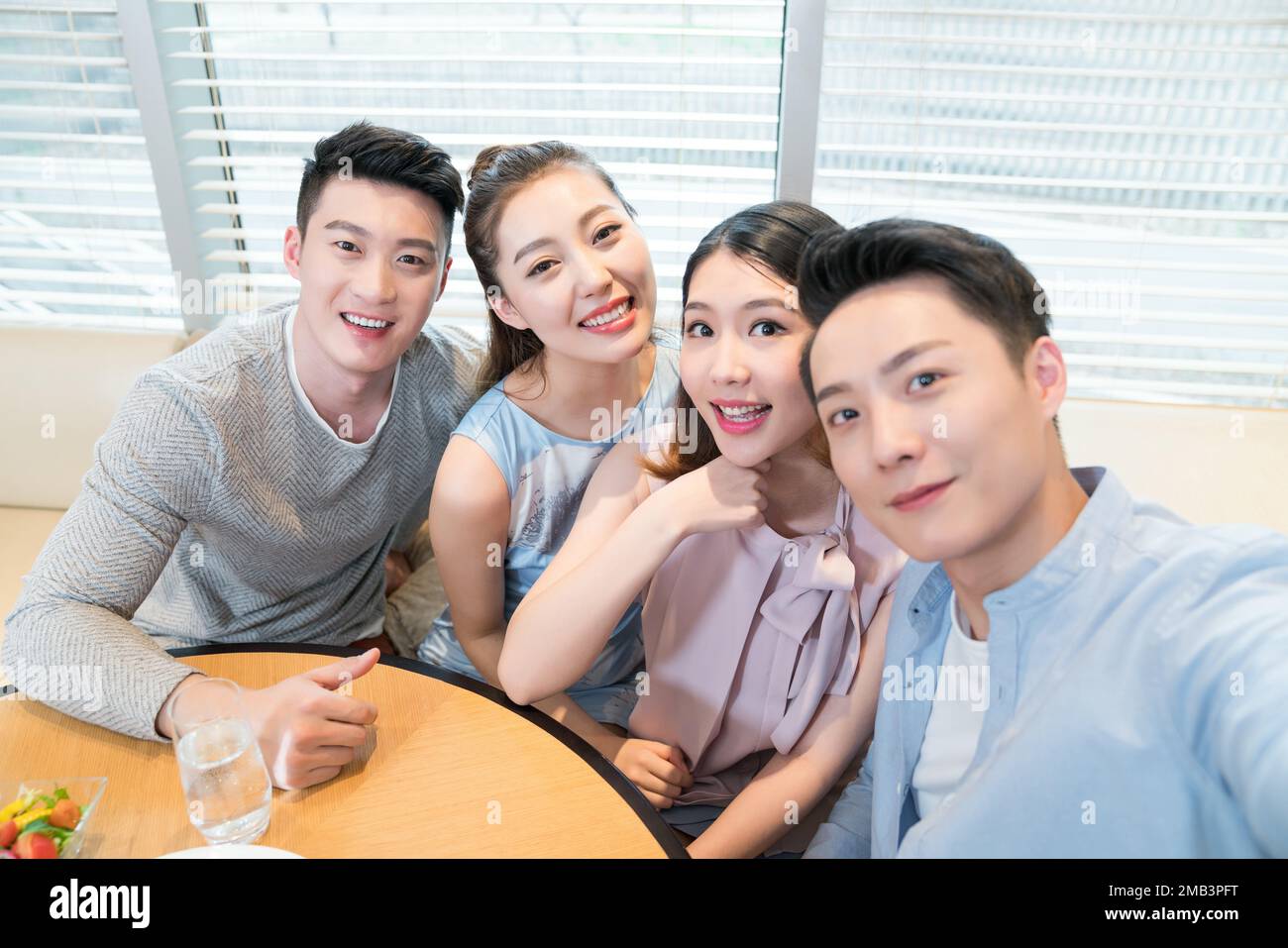 The afternoon tea time of young people Stock Photo - Alamy