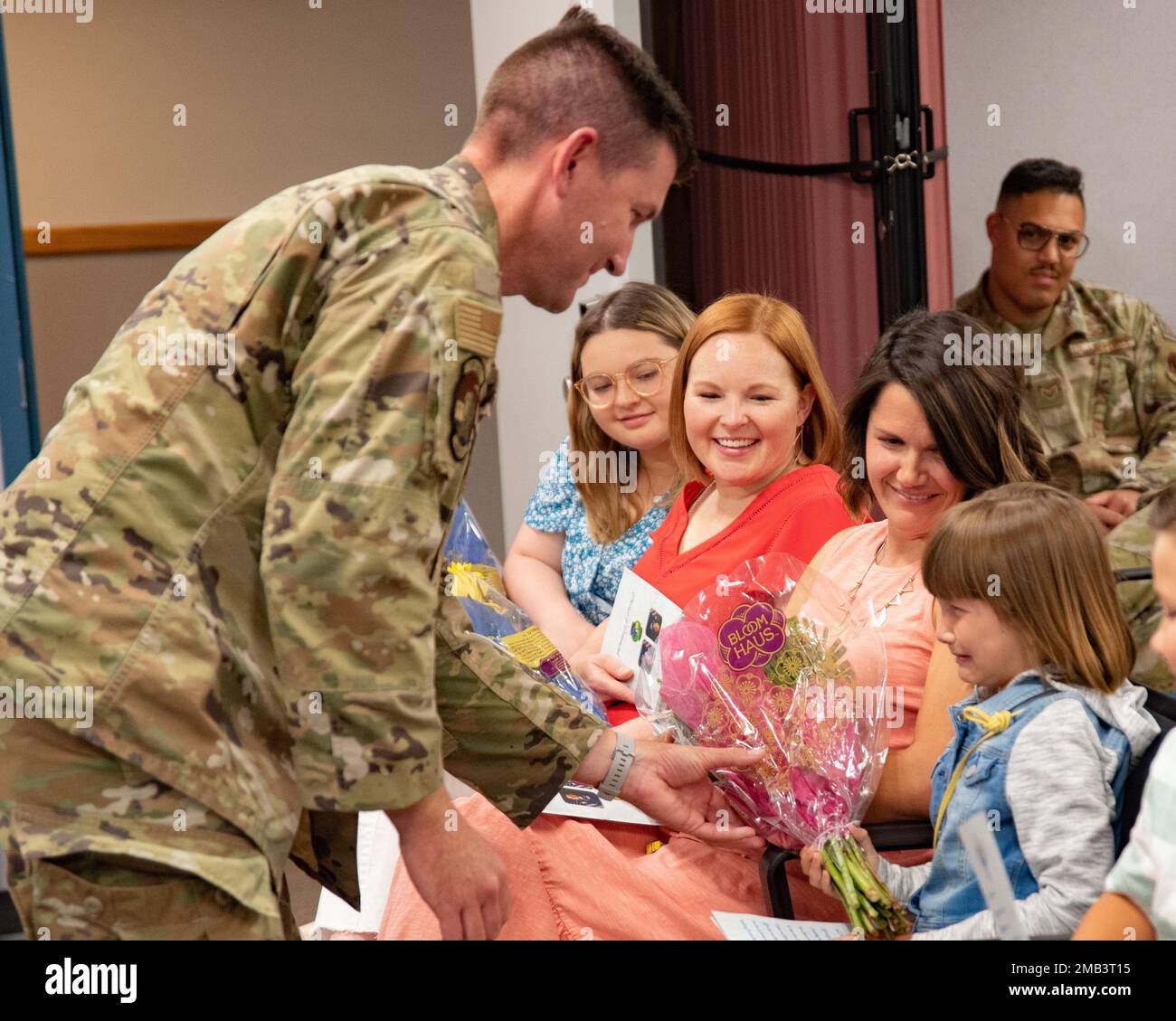 The 109th Air Control Squadron commander Lt Col Chris Bilderback relinquished command to Maj ...