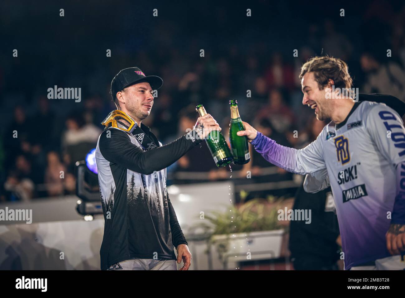 David Rinaldo participating in a Freestyle event in Spain Stock Photo ...