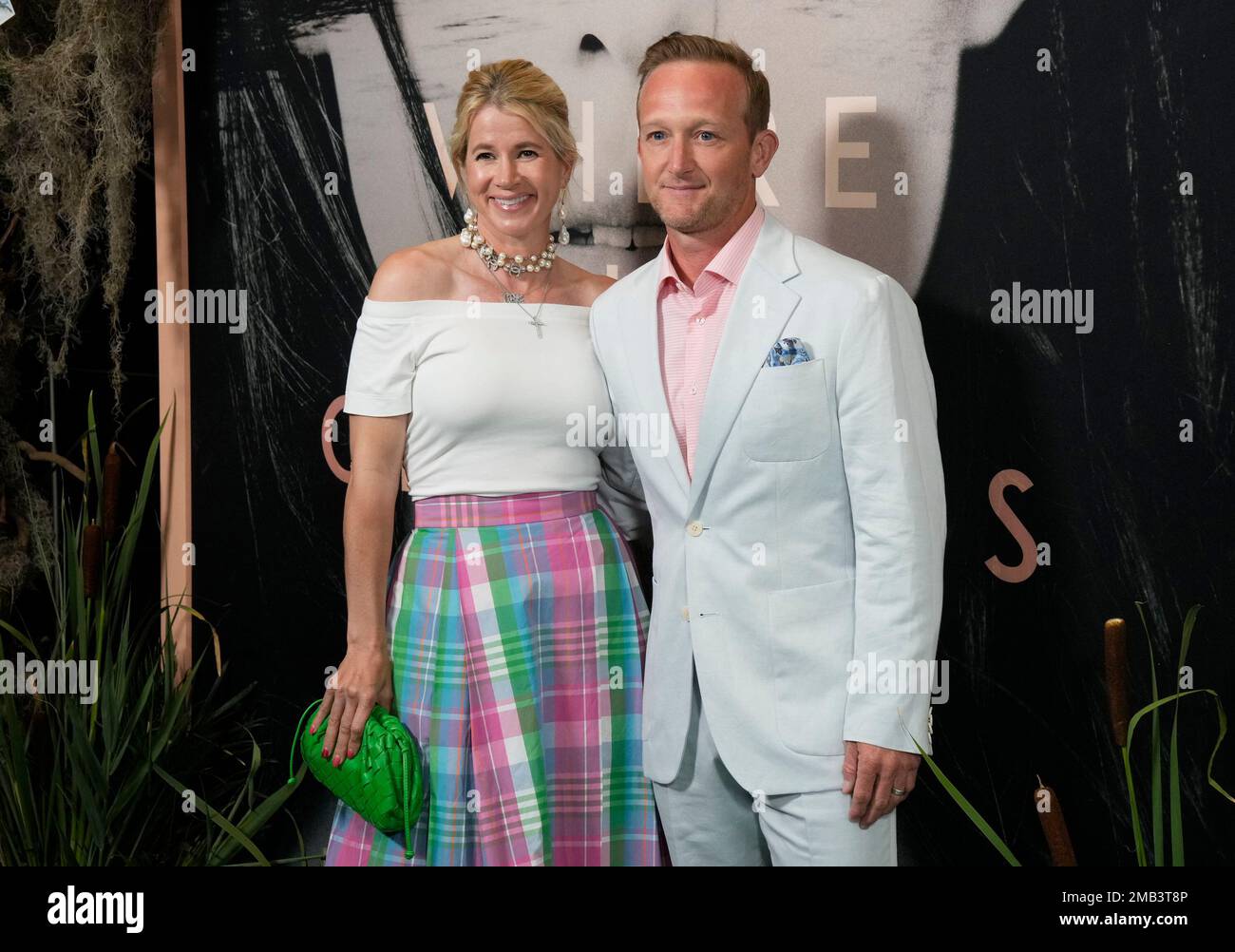 Katy Ladin, left, and Eric Ladin attend the premiere of "Where the ...