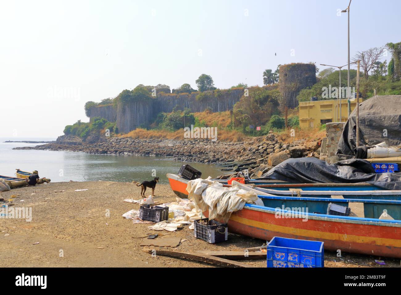 December 21 2022 - Mumbai, Maharashtra in India: Madh fort in the North ...