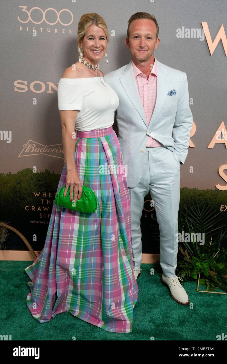Katy Ladin, left, and Eric Ladin attend the premiere of "Where the ...