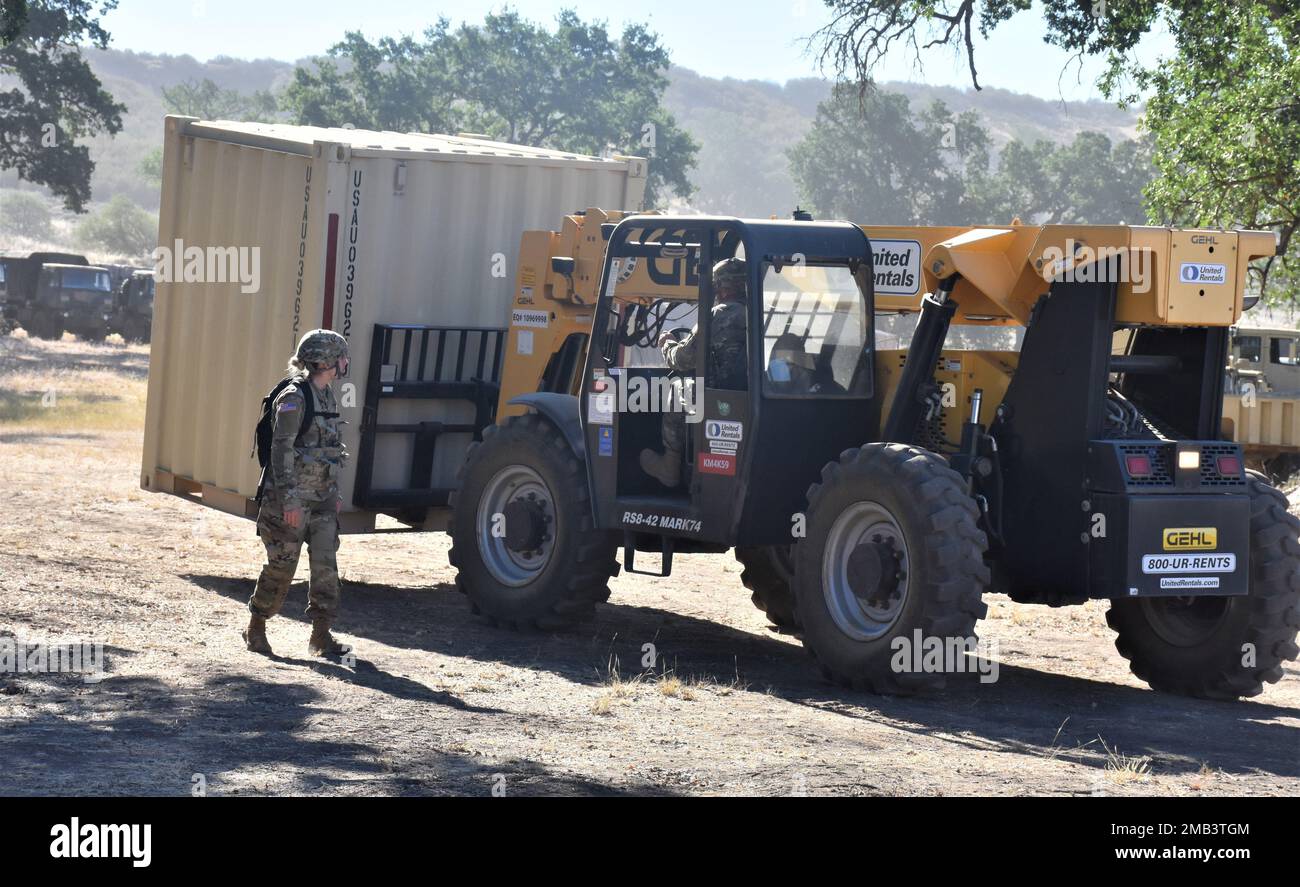 A Soldier attached to the 319th Combat Sustainment Support Battalion ...