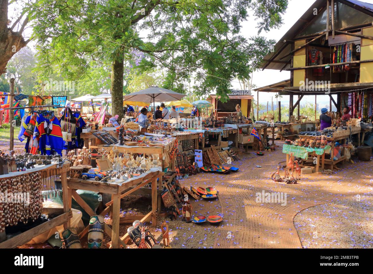 October 02 2022 - Malkerns in Swaziland, Eswatini: Colorful market ...