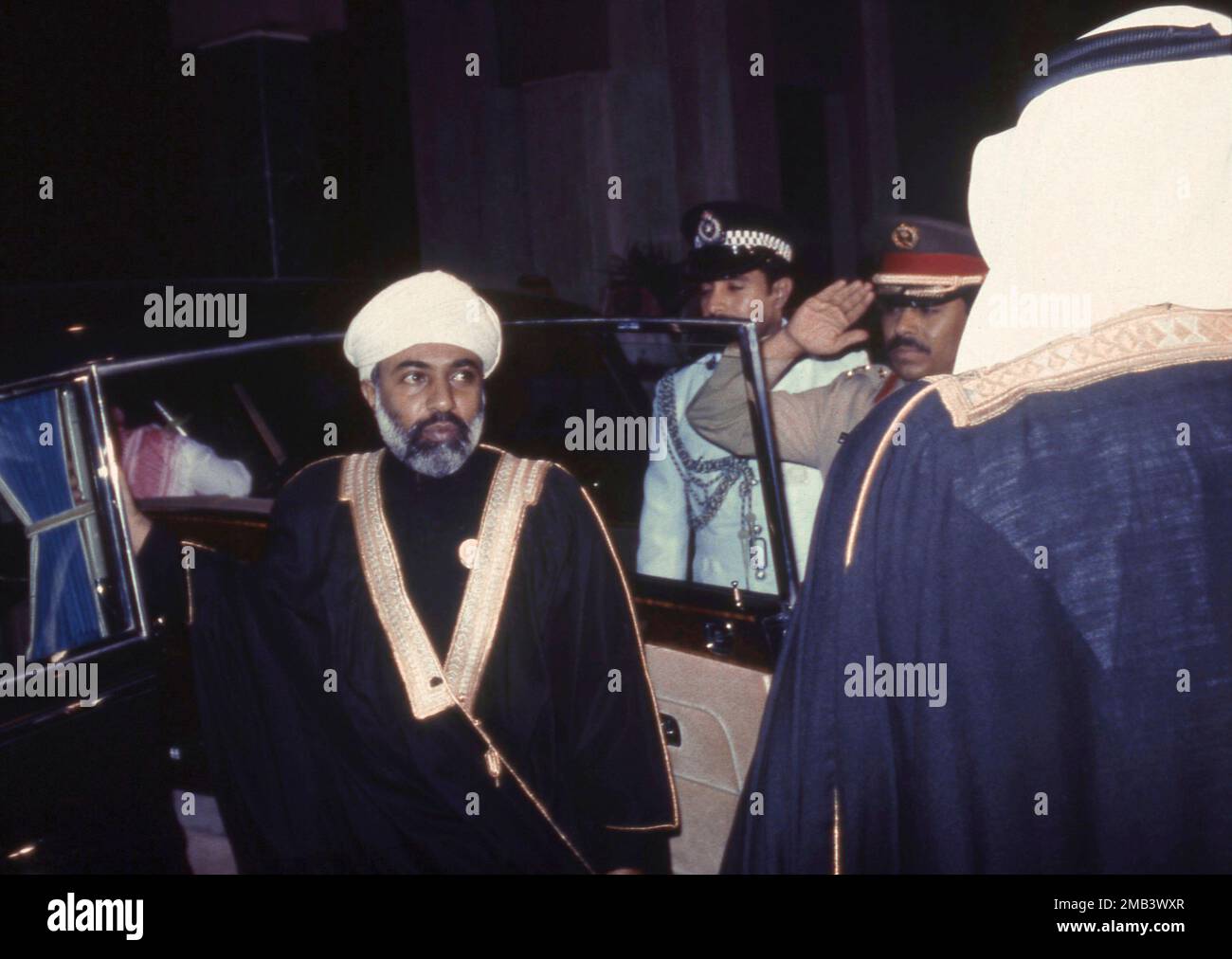 Sultan Qaboos Bin Saeed, ruler of Oman, pictured during a visit to ...
