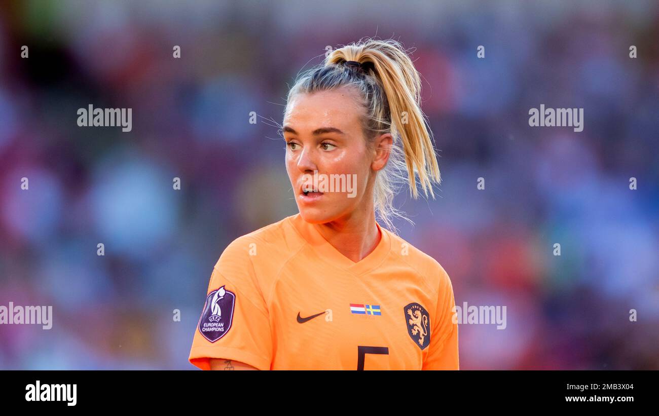 Netherlands' Lynn Wilms during the Women Euro 2022 soccer match between ...