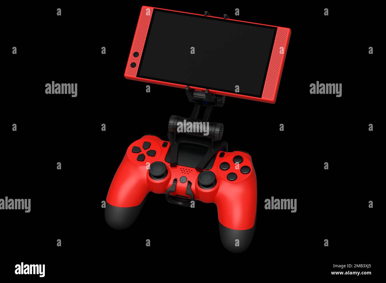 Realistic red joystick playing hi-res stock photography and images - Alamy