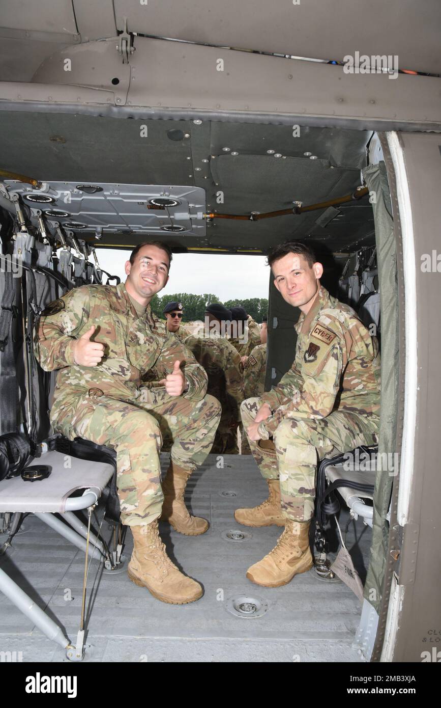 Staff Sgt. William Wilson and Senior Airman Liam Haley, 112th Cyber ...