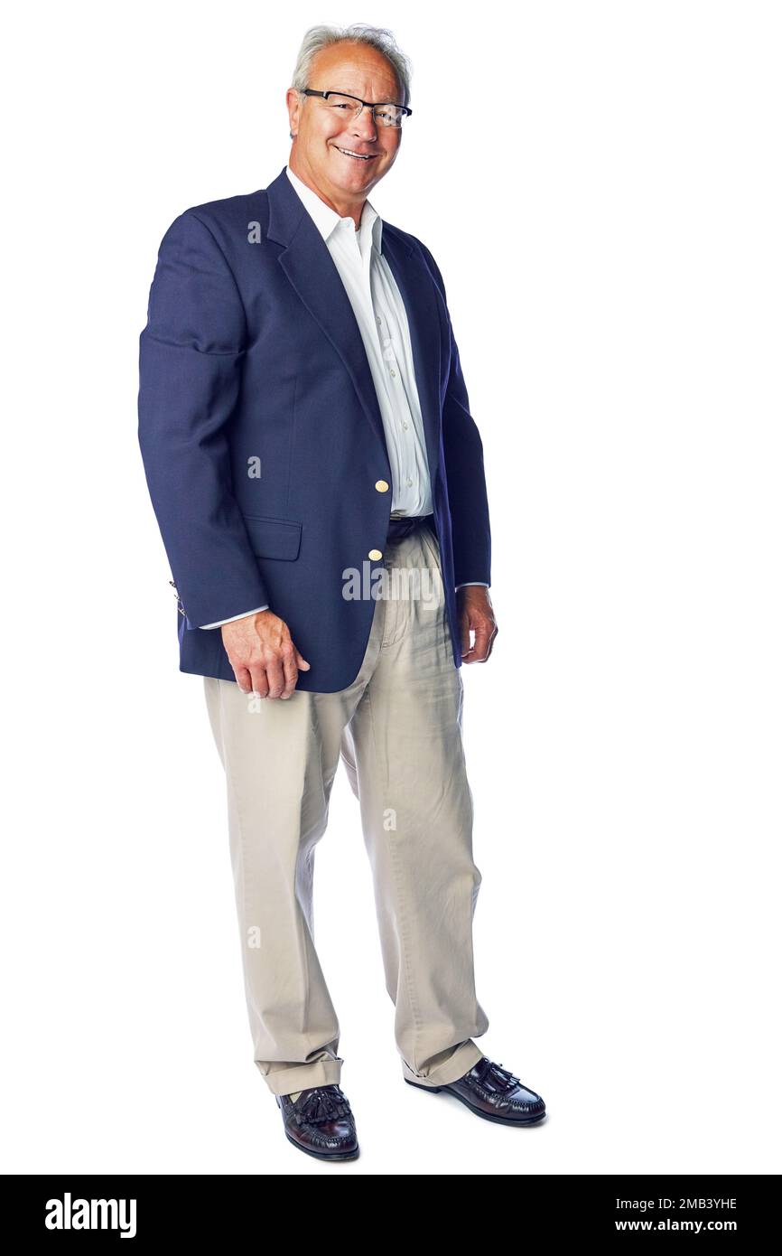 Senior portrait confident business Cut Out Stock Images & Pictures - Alamy