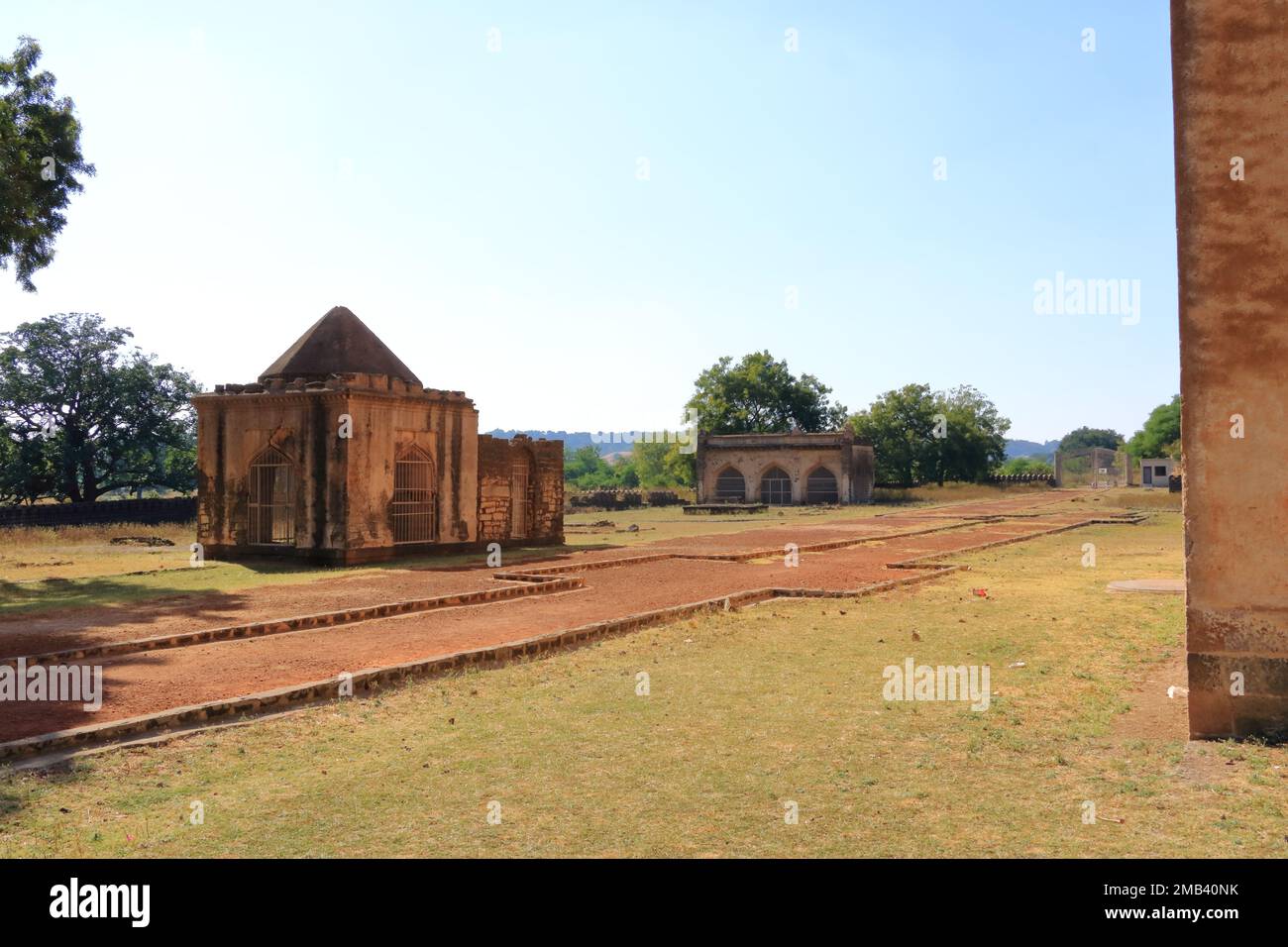 Bahmani tombs monuments and ruins view, Bidar, Karnataka in India Stock ...