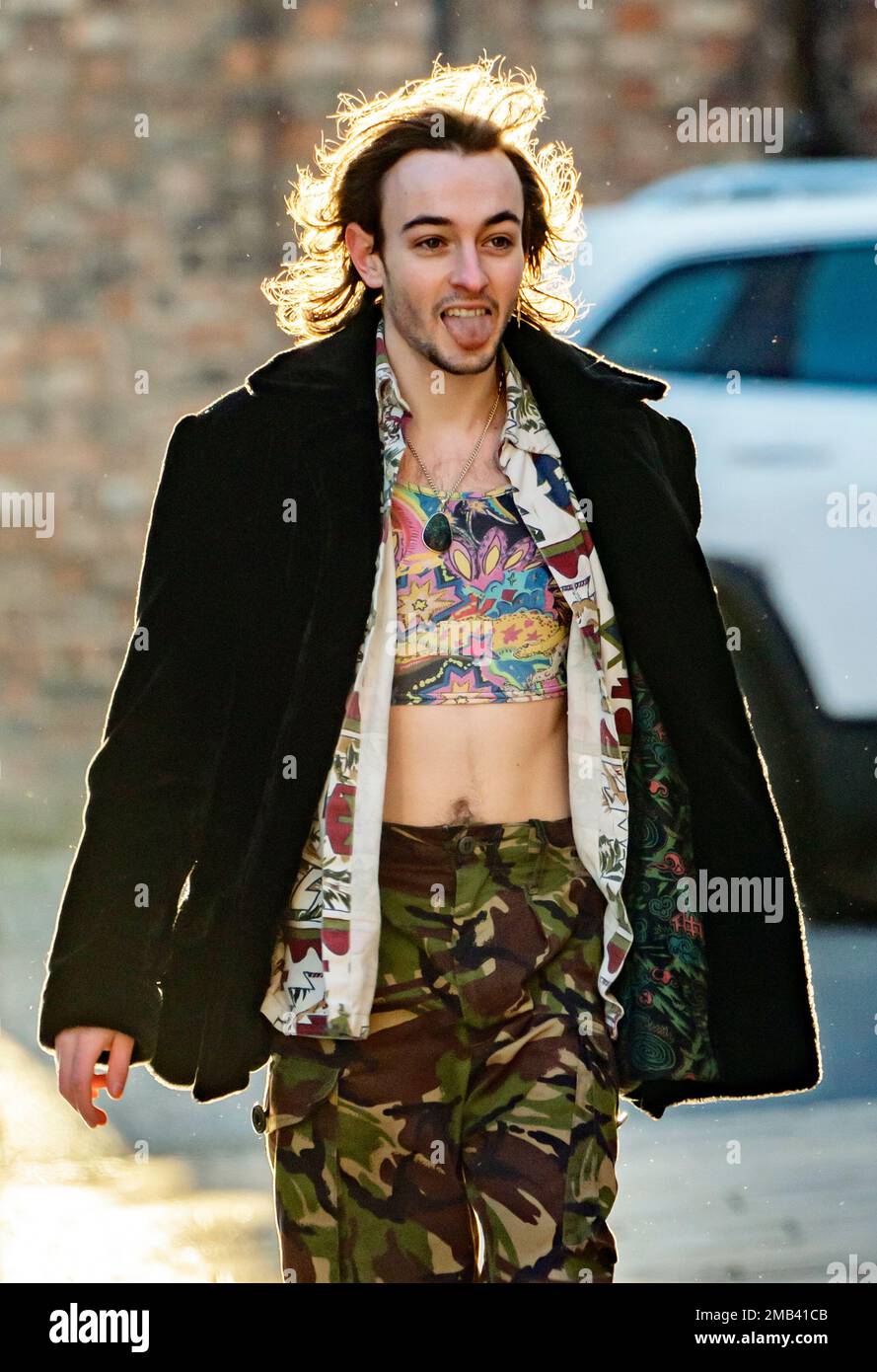 Patrick Thelwell, 23, arrives at York Magistrates' Court, where he is ...