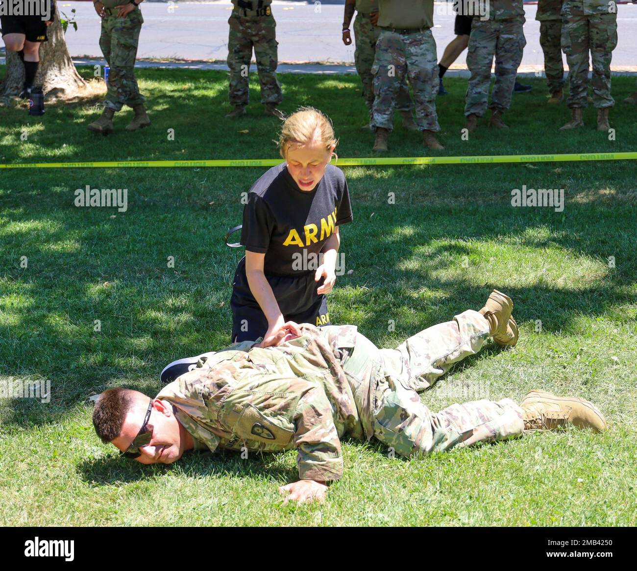 Soldiers from the 870th Military Police Company conduct nonlethal ...