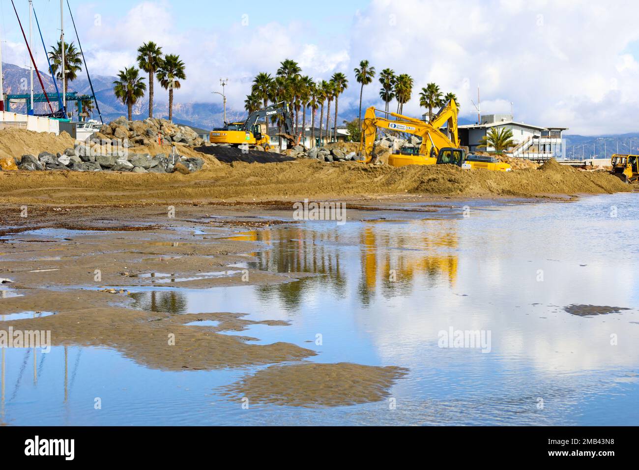 Santa Barbara, California, U.S.A. 19th Jan, 2023. The recent severe ...