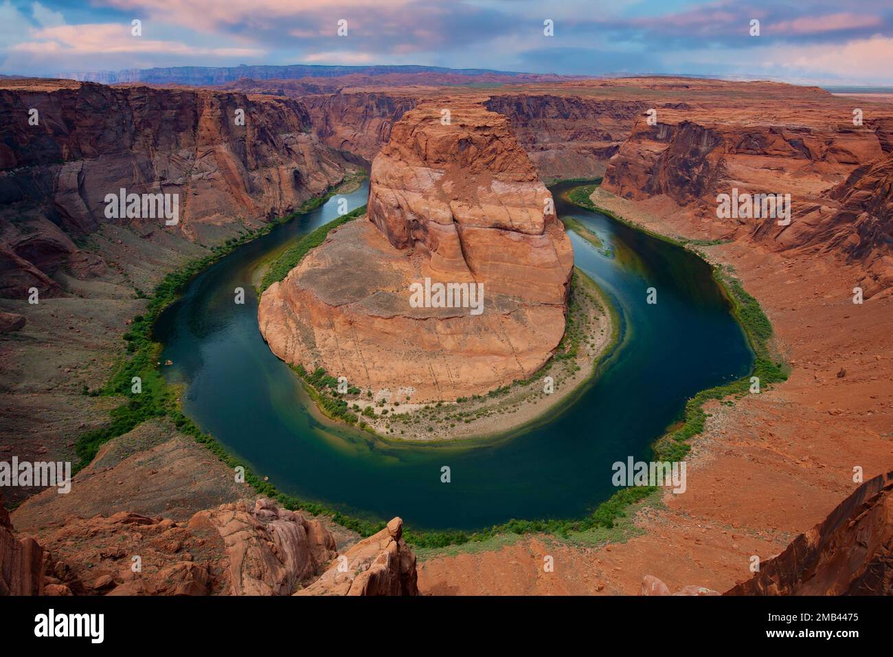 Colorado River Bend, Horseshoe Bend, Arizona, USA, North America Stock ...